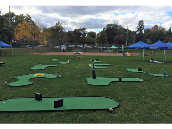 Portable Mini Golf Course Rental In Toronto | Abbey Road Entertainment