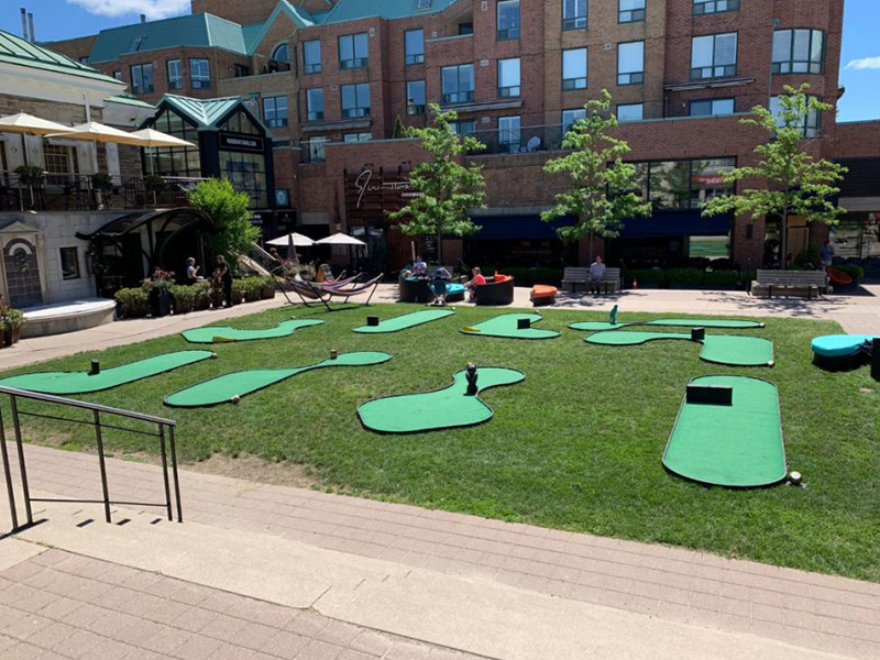 Portable Mini Golf Course Rental In Toronto | Abbey Road Entertainment